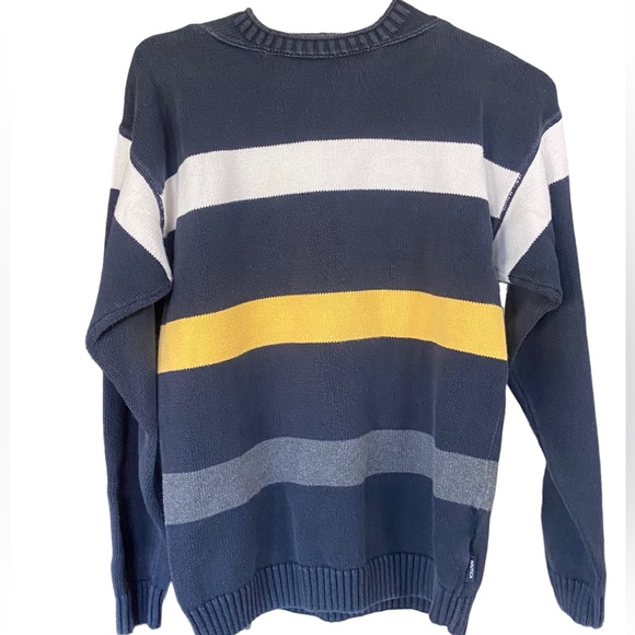Nautica | Sweaters | Vintage 99s Nautica Striped 100 Percent Cotton ...